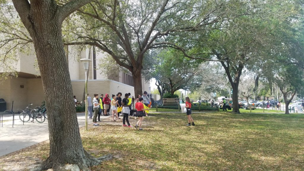 SDS rallies for increased Black student enrollment at USF Tampa - WMNF ...