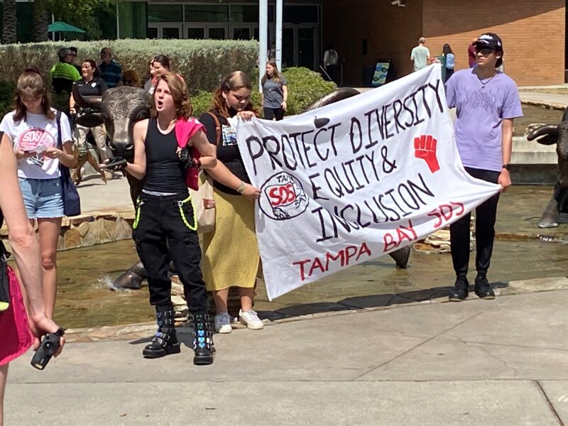 University of South Florida students protest for administration to do ...