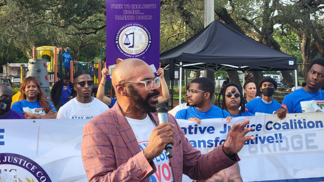 "Stay Woke" Bus Tour stops in East Tampa for voting rights rally - WMNF ...