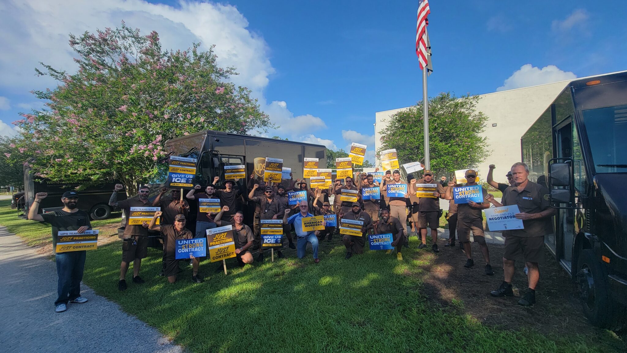 Teamsters secure new deal for UPS drivers; strike avoided - WMNF 88.5 FM