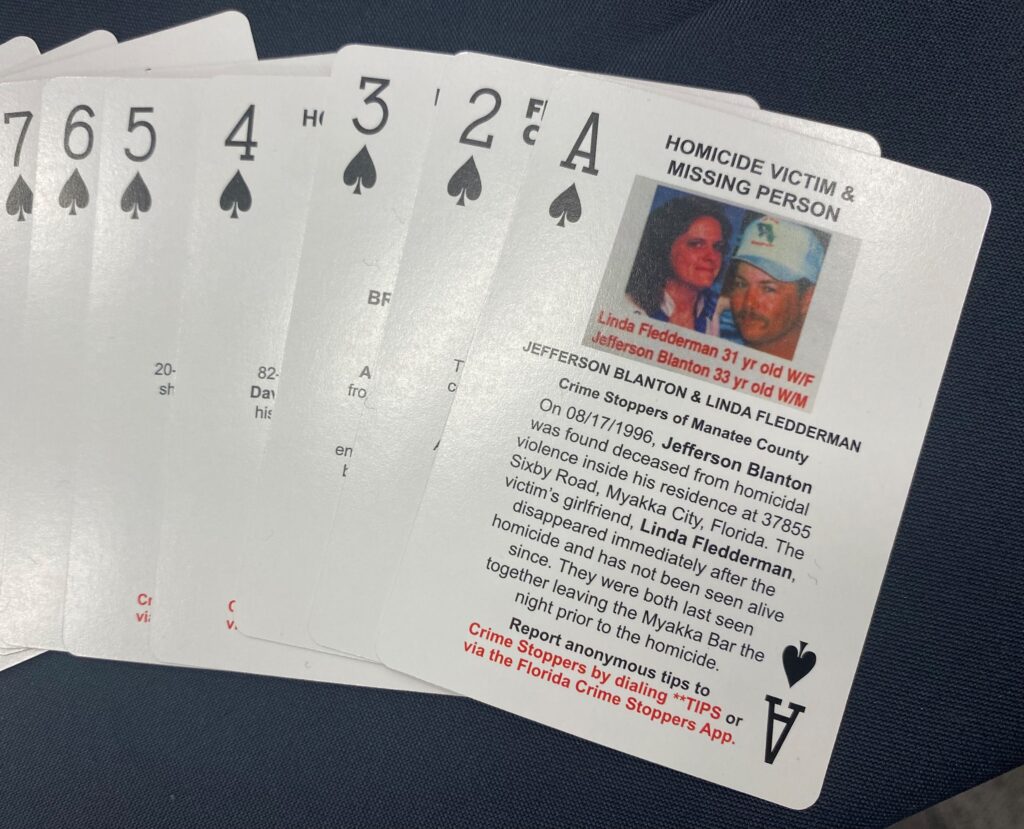 Florida hopes playing cards can help crack cold cases - WMNF 88.5 FM
